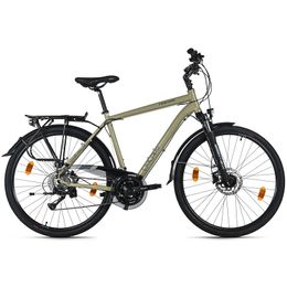 Dacapo Trekkingrad »Firenze 300 Bronze 24 Gänge RH 53 cm« 24 Gang Shimano Acera Schaltwerk Kettenschaltung braun+schwarz