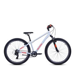 S'COOL S&rsquo;COOL Jugendfahrrad &raquo;S'COOL Xroc Pro 26-K7 Sky Grey/Neon Orange&laquo; 7 Gang Shimano Kettenschaltung Jugendfahrrad
