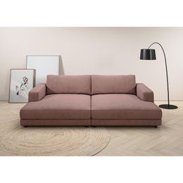 Home Affaire Loungesofa »Enisa, B/T/H: 290/170/85 cm« Zeitloses und stylisches Loungemöbel, Mega-Sofa, Big-Sofa XXL altrosa