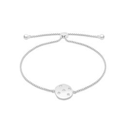 Tamaris Edelstahlarmband &raquo;Schmuck Geschenk Edelstahl Armkette Little Twinkel&laquo; edelstahlfarben-kristallwei&szlig; + kristallwei&szlig; 22 cm Filigranes Armband...