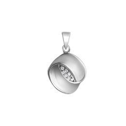 Vivance Kettenanh&auml;nger &raquo;925-Sterling Silber rhodiniert&laquo; () wei&szlig; one-size Eleganter Anh&auml;nger aus 925/- Sterling Silber rhodiniert