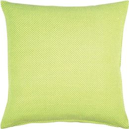 Pad Dekokissen »LILO, Made in Europe« Made in Europe, Kissenhülle ohne Füllung, 1 Stück light green + unifarben Obermaterial: 100% Baumwolle B/L:...