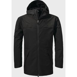 Sch&ouml;ffel SCH&Ouml;FFEL Langjacke &raquo;Parka Style Bohorok MNS&laquo; mit Kapuze 9990 - schwarz 54 54 Wasserdicht & atmungsaktiv dank 2-Lagen VENTURI Membrane