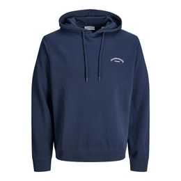 Jack & Jones PlusSize JACK & JONES PLUSSIZE Kapuzensweatshirt &raquo;JJCOLLEGE LOGO SWEAT HOOD PLS&laquo; Navy Blazer 5XL 5XL Hoodie von Jack & Jones Plus Size