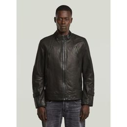 G-Star Raw G-STAR Lederjacke »Biker Leather Jacke« dk black XXS