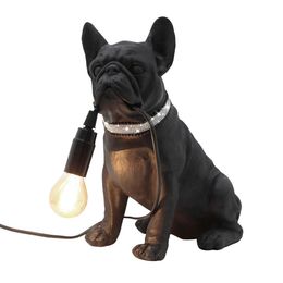 Ambia Home Tischleuchte, Schwarz, Kunststoff, Hund,Hund, Tierform,Tierform, 25x29x15 cm, Bsci, CE, Schnurschalter, Lampen & Leuchten, Innenbeleuchtung, Tischlampen, Tischlampen