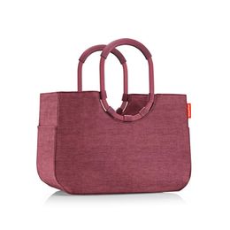 Reisenthel Einkaufstasche Loopshopper L twist maroon, Bordeaux, Textil, 46x34.5x25 cm, gro&szlig;es Hauptfach, Freizeit, Koffer & Taschen, Einkaufstaschen