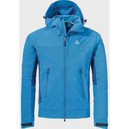 Sch&ouml;ffel SCH&Ouml;FFEL Outdoorjacke &raquo;Softshell Jk Style Blaueis MNS&laquo; mit Kapuze 8275 - blau 52 52 Wasser- & windabweisende Venturi Softshell Bekleidung