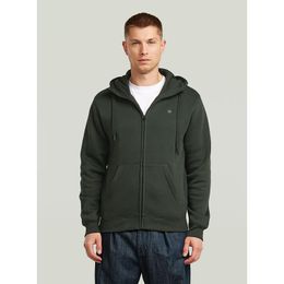 G-Star Raw G-STAR Longpullover &raquo;Premium Core Hooded Zip Sweater&laquo; cloack S S Kapuze mit Kinnschutz und Kordelzug