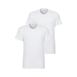 BOSS Rundhalsshirt »TShirtRN 2P Comfort« Packung, 2er Pack, 2 Stk. mit Ton-in-Ton Logo-Schriftzug White100 M (50) M (50) 2er Pack Shirts von BOSS...