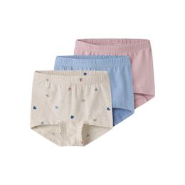 name it Hipster &raquo;NMFTIGHTS 3P PEYOTE HEARTS NOOS&laquo; Packung, 3 Stk. Peyote Melange 98 - 3 Stk. 3 Stk. 98 Unterw&auml;sche von name it f&uuml;r M&auml;dchen