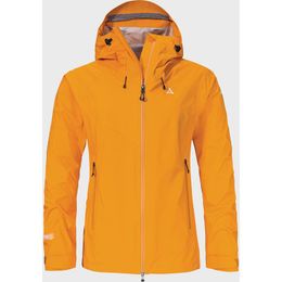 Sch&ouml;ffel SCH&Ouml;FFEL Outdoorjacke &raquo;Jacket Style Blaueis WMS&laquo; mit Kapuze 5405 - orange 36 36 Wasserdicht & sehr atmungsaktiv dank 3-Lagen Dermizax NX Ripstop