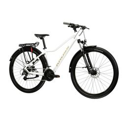 Mountainbike &raquo;Lea 2.0 wei&szlig; 21 G&auml;nge mit Beleuchtung&laquo; 21 Gang Shimano ALTUS M310 Schaltwerk Kettenschaltung Mountainbike