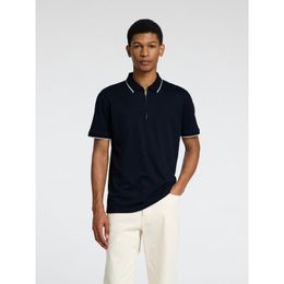 Selected Poloshirt »SLHFAVE SPORT ZIP SS POLO NOOS« Sky Captain M M Polo mit Knopfleiste von Selected Homme