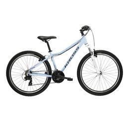 KROSS Mountainbike &raquo;Lea 1.0 blau 21 G&auml;nge&laquo; 21 Gang Shimano TOURNEY TY300 Schaltwerk Kettenschaltung blau+wei&szlig;