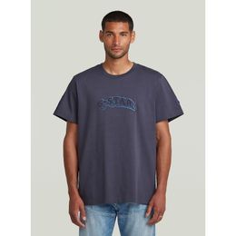 G-Star Raw G-STAR T-Shirt &raquo;Patches Loose T-Shirt&laquo; india ink XS XS Runder Ausschnitt