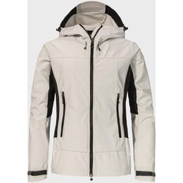 Sch&ouml;ffel Sch&ouml;ffel Damen Outdoorjacke &raquo;Softshell Jk Style Blaueis WMS&laquo; mit Kapuze beige 38