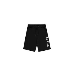 Alpha Industries Sweatshorts »Alpha Jersey Short« black L - Normalgrößen Normalgrößen L Single Jersey Stoff