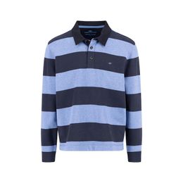 Fynch-Hatton Jungen Fynch-Hatton Langarm-Poloshirt mit Streifen-Muster blau 4XL