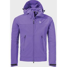 Sch&ouml;ffel Sch&ouml;ffel Damen Outdoorjacke &raquo;Softshell Jk Style Blaueis MNS&laquo; mit Kapuze lila 54