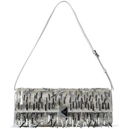 Kate Spade Schultertasche 'Deco' Damen Gr&ouml;&szlig;e One Size silber