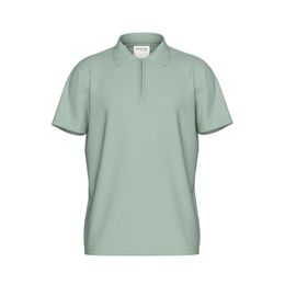 Selected Poloshirt &raquo;SLHFAVE ZIP SS POLO NOOS&laquo; Iceberg Green M M Polo mit Knopfleiste von Selected Homme