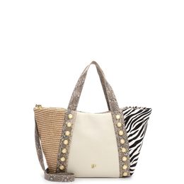 SURI FREY Shopper 'Harley' Damen Gr&ouml;&szlig;e One Size beige / sand / schwarz / wei&szlig;
