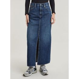 G-Star Raw G-STAR Jeanskleid &raquo;Viktoria Long Rock&laquo; worn in waterspouts 28 - Normalgr&ouml;&szlig;en Normalgr&ouml;&szlig;en 28 Hosenschlitz mit Rei&szlig;verschluss