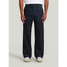 G-Star Raw G-STAR Chinohose &raquo;Modson Straight Chino&laquo; dk black/racing blue 28 - L&auml;nge 28 L&auml;nge 28 28 Rei&szlig;verschluss und Knopfverschluss
