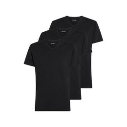 Calvin Klein Underwear T-Shirt »S/S V NECK 3PK« Packung, 3er-Pack, 3 Stk. mit Logo am Saum Black/Black/Black XXL (56) XXL (56) 3er-Pack T-Shirts...