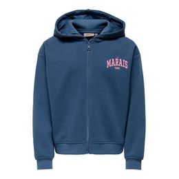 Only Girls Zip-Up Hoodie 'Marisa' girl Blue size 146/152