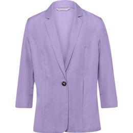 Damen Blazer in Leinen-Optik lavendel, Gr&ouml;&szlig;e 38