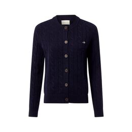 Gant Knit Cardigan female Blue size XXL