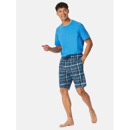 Schiesser Pyjamahose ' Bermuda - Mix + Relax ' Herren Gr&ouml;&szlig;e XXL indigo