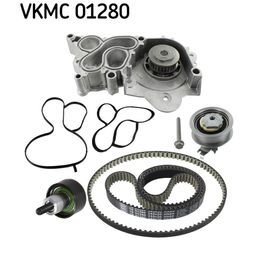 SKF Wasserpumpe + Zahnriemensatz mit Dichtungen f&uuml;r SKODA VW (SVW) SEAT (FAW) AUDI N10690201 04E121600D 04E121600BD VKMC 01280