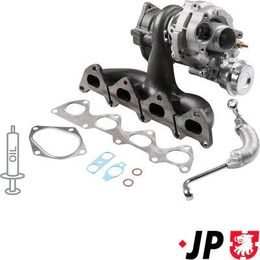 JP Group Lader, Aufladung inkl. Dichtungssatz f&uuml;r SKODA VW SEAT AUDI VAG 03C145702P 03C145701BV 03C145702BV 1117800410