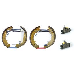 Ferodo Bremsbackensatz hinten rechts links f&uuml;r Bremsscheiben Durchmesser-&Oslash;229mm 22,2mm RENAULT 7701205309 7701202724 7701203463 FMK160