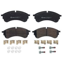 Brembo Bremsbelagsatz, Scheibenbremse vorne rechts links mit Zubeh&ouml;r f&uuml;r VW MAN 65508206001 2N0698151A P 85 168