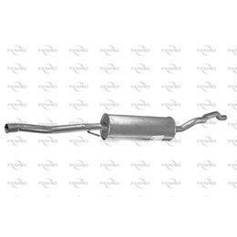 FENNO Mittelschalld&auml;mpfer f&uuml;r VW SEAT FORD 7M3253409R 1484009 1211714 P7544