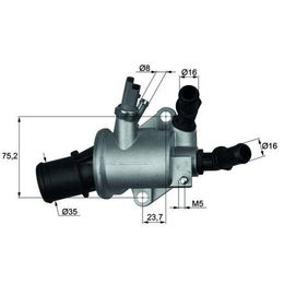 Mahle Thermostat, K&uuml;hlmittel TI 143 88 mit Dichtung f&uuml;r CADILLAC ALFA ROMEO SUZUKI FIAT VAUXHALL SAAB OPEL 71574778 0000055187784 1769079J50000