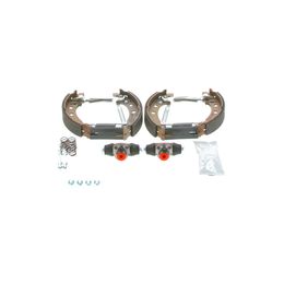 Bosch Bremsbackensatz KIT SUPERPRO hinten rechts links vormontiert 14,3mm f&uuml;r AUDI VW 0 204 114 052