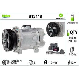 Valeo Kompressor, Klimaanlage NEW ORIGINAL PART 12V f&uuml;r VW SEAT FORD 7M3820803 7M3820803BX 7H0820803C 813419
