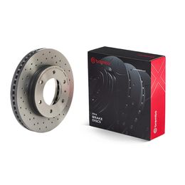 Brembo Bremsscheibe 09.C424.1X vorne rechts links Gelocht/innenbel. 302mm f&uuml;r VW FORD USA ASIA & OCEANIA MAZDA 2HJ615601B 1742318 1727183