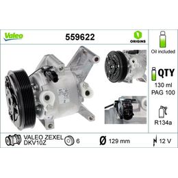 Valeo Kompressor, Klimaanlage 12V f&uuml;r MAZDA BJL961450 BJL9-61-450 559622