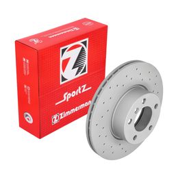 Zimmermann Bremsscheibe SPORT COAT Z vorne rechts links Gelocht 312mm f&uuml;r BMW (BRILLIANCE) 34116792219 34118848417 34116774875 150.2900.52