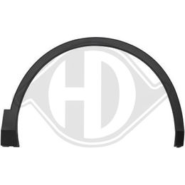 DIEDERICHS Zier-/Schutzleiste, Kotfl&uuml;gel vorne rechts schwarz f&uuml;r VW 5NA854732F9B9 5NA854732A9B9 2256262