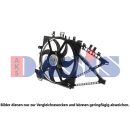 AKS DASIS L&uuml;fter, Motork&uuml;hlung 158086N &Oslash;390mm 390mm f&uuml;r OPEL 24421234 1314445 24445184