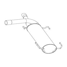 WALKER Endschalld&auml;mpfer f&uuml;r FIAT 1366654080 24308