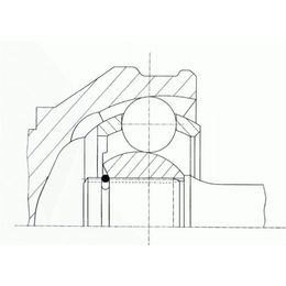 L&Ouml;BRO L&Ouml;BRO Gelenksatz, Antriebswelle 306710 vorne rechts links mit Fett f&uuml;r VW MAN 2N0498099A 2N0498099B 2N0498099AX