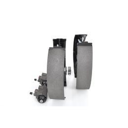 Bosch Bremsbackensatz KIT SUPERPRO hinten rechts links vormontiert 27mm f&uuml;r PEUGEOT CITRO&Euml;N 42413W 42412W 42417R 0 204 114 539